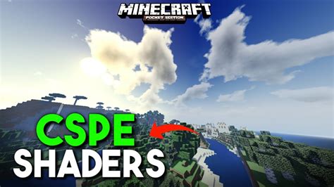 Cspe Real Shaders Para Mcpe 1 18 1 17 Realistic Sky Clouds Youtube