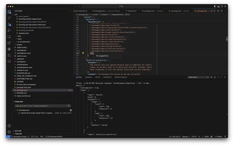 adding a textedit to a completionitem from a language server causes vscode to display no