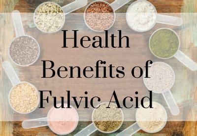 Seven Incredible Benefits Of Fulvic Acid And Why You Need ItA Less Toxic Life