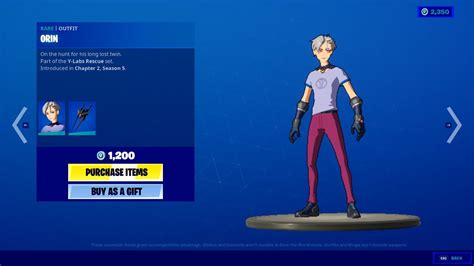 New Orin Skin Fortnite Item Shop 12621 Youtube