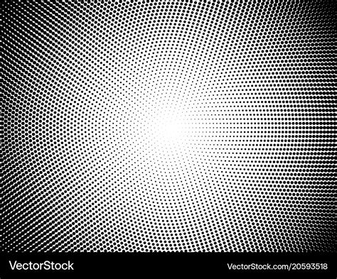 Radial Halftone Pattern Gradient Background Vector Image