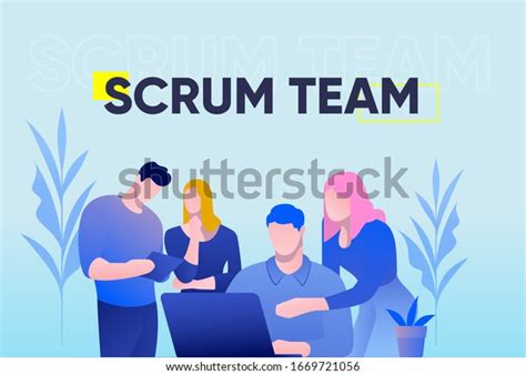 Agile Business Team Programmer Ui Ux Stock Vector Royalty Free Shutterstock