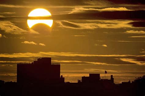 Rare Eclipse Tracking East Over Africa