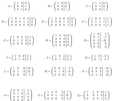 Homework On Linear Systems Of Equations Solutions