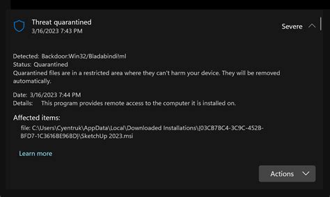 unable to update sketchup 2023 due to a md5 checksum issue pro