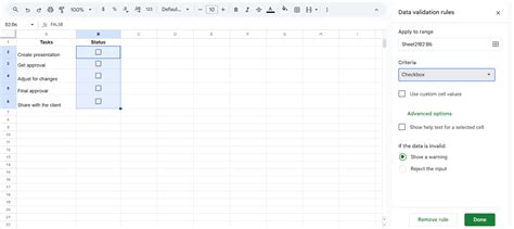 How To Insert A Checkbox In Google Sheets ClickUp