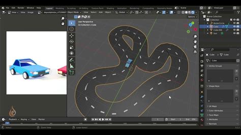 part 2 simple car animation with follow path technique) - YouTube