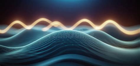 Energetic Waveform That Displays Colorful And Dynamic Wave Patterns Showing The Propagation Of