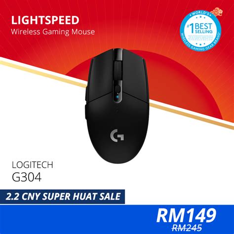 Logitech G Lightspeed Wireless Gaming Mouse Shopee Malaysia