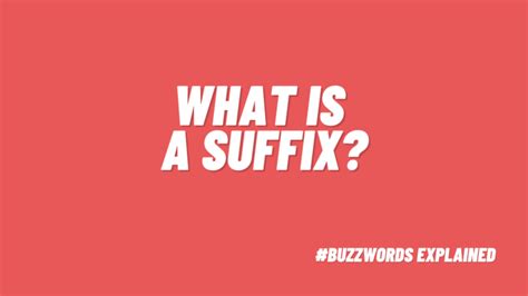 What Is A Suffix Plus Examples And Teaching Ideas We Are Teachers