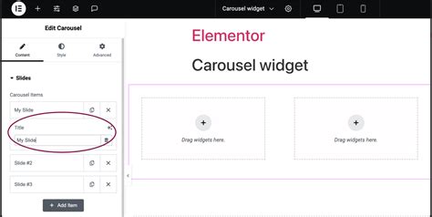 Carousel Widget Elementor Carousel Widget Elementor