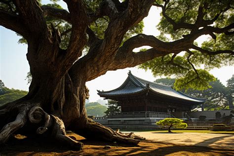 The Tree Is The Shape Of A Log Background Architecture Ancient