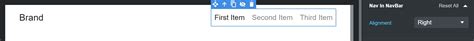 NavBar Howto Align With Several Items To The Right Bootstrap Studio Help Bootstrap Studio