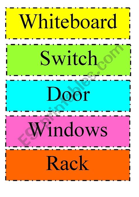 Objects In The Classrom Esl Worksheet By Afifah23 Objects In The Classrom Esl Worksheet By Afifah23
