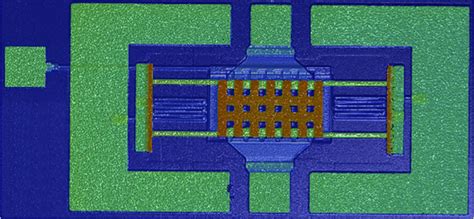 Top View Of An Rf Mems Series Ohmic Switch As Those Employed In The Imn