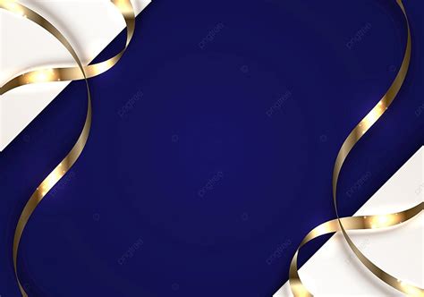 3d 현대적인 고급 템플릿 디자인 흰색 줄무늬 황금 리본 곱슬 및 파란색 배경 조명 하얀 푸른 모양 배경 일러스트 및 사진 무료 다운로드 Pngtree