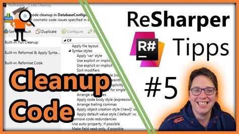 Cleanup Code Resharper Tipp 5 Youtube