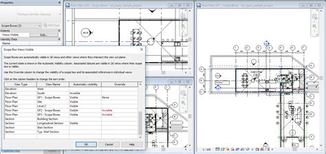 revit recess scope box visibility control