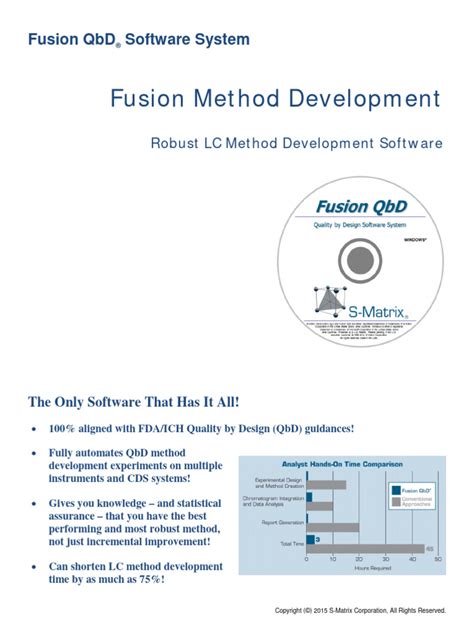 Fusion Qbd Lc Method Development Brochure Download Free Pdf High