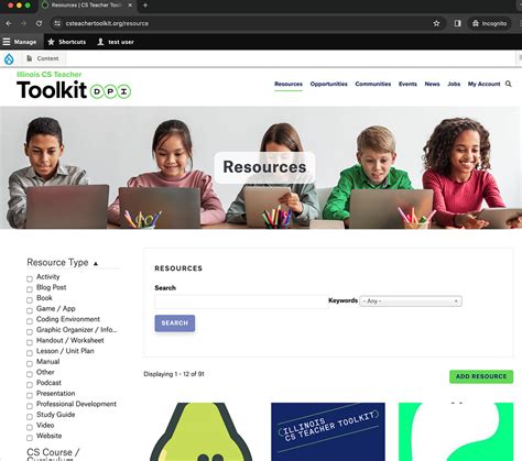 Adding Resources Cs Teacher Toolkit