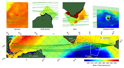 Computation Of Acoustic Ray Trajectories Modeling The 1960 Perth To