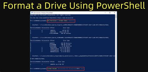 How To Format A Drive Using Powershell Step By Step Guide