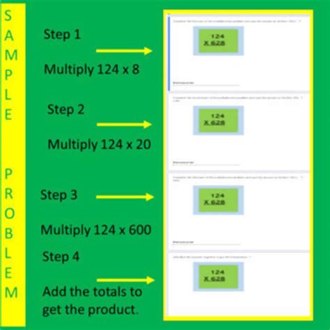 Multiplication Standard Algorithm 3 By 3 Digit Digital Math Lesson