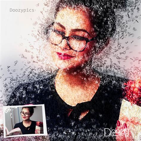 Personalise Your Photos With Numeric Art Filter On Canvas Doozypics