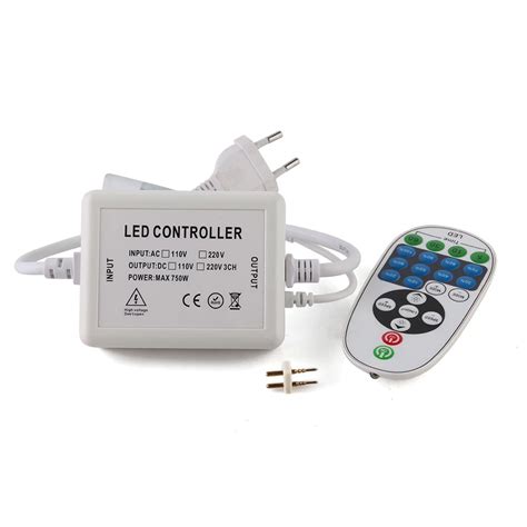 Eu Uk Plug Infrared Controller 23 Key Button Mini Ir Remote Led