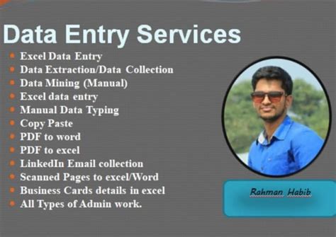 Do Data Entry Excel Scraping Typing Copy Paste Work By