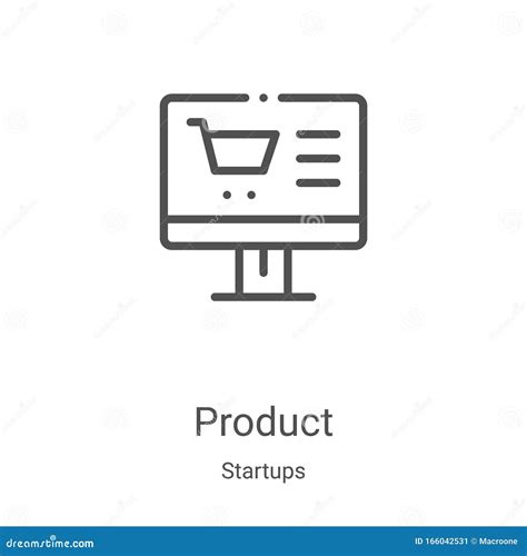 Product Icon Vector From Startups Collection Thin Line Product Outline