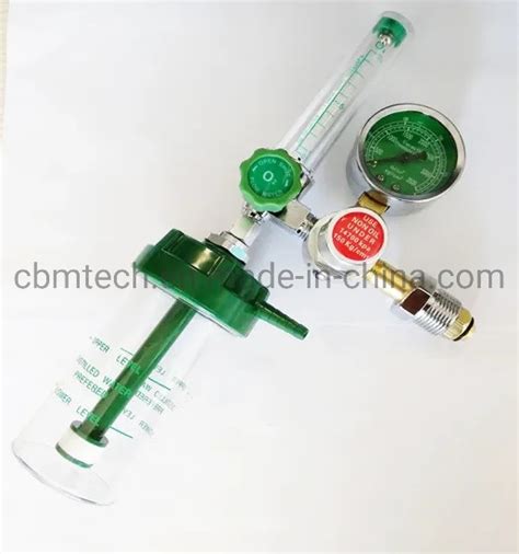 Float Type Oxygen Flowmeter Regulators Used With High Pressure Oxygen