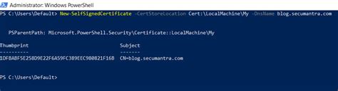 How To Create A Self Signed SSL Certificate App Security Mantra