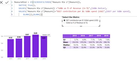 Solved Filtering Matrix Table Through Slicer Built On Dif