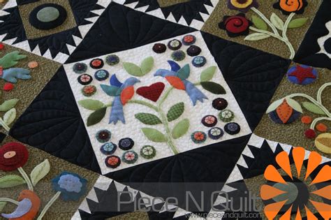 Piece N Quilt Wool Applique Quilt