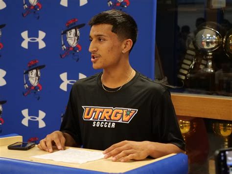 Palo Duros Jaime Carillo Signs To Play Division I Soccer At Utrgv
