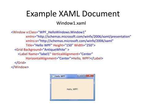 PPT Introduction To Windows Presentation Foundation WPF PowerPoint Presentation ID