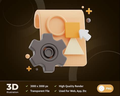 Premium Psd Design Process Art Design 3d Illustration