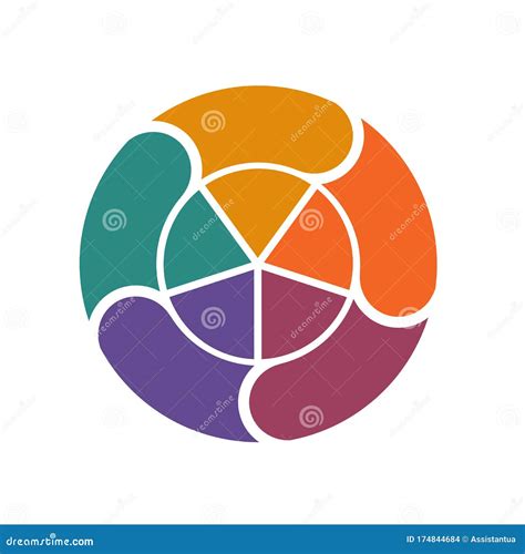 Pie Charts Circular Charts Wheel Charts 5 Sequence Vector Eps 10 213051424