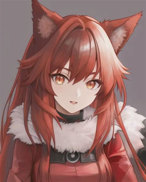 Anime Red Wolf
