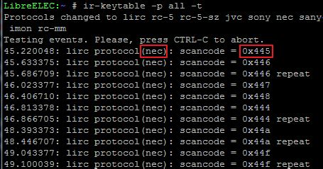 Raspberry Pi LibreELEC IR Remote 設定