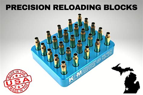Precision Reloading Blocks K M Precision Shooting Products