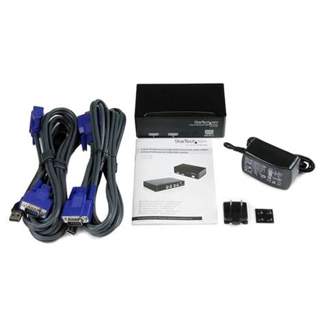 StarTech Port Professional USB KVM Switch Kit With Cables SV USB Mwave