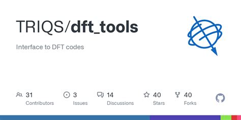 GitHub TRIQS Dft Tools Interface To DFT Codes