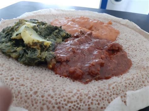Saucy Typical Eritrean Dishes Stock Image Image Of Ethiopia Eritrean