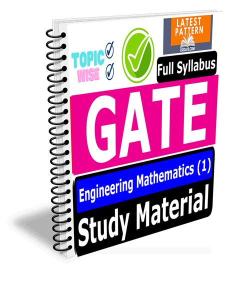 Engineering Mathematics GATE Study Materials Book Class Notes