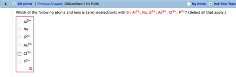 solved 3 0 6 points previous answers osgenchem1 6 5 p 080