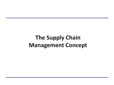pdf chapter 5 the supply chain management concept pdf dokumen tips
