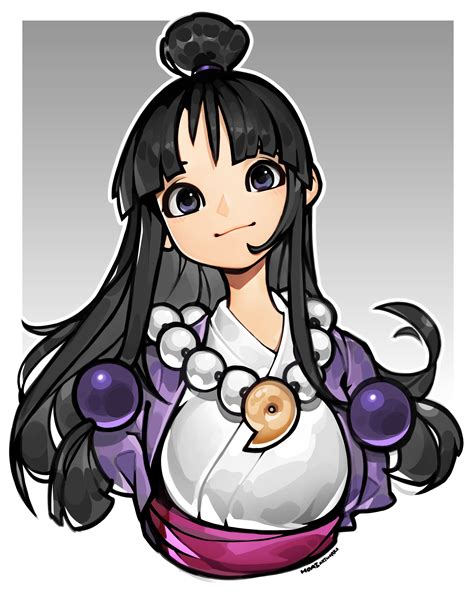 Maya Fey Ace Attorney Drawn By Hoai Vu Danbooru