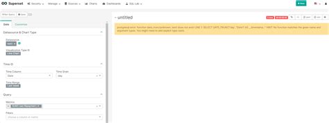 Postgresql Error Function Date Trunc Unknown Text Does Not Exist LINE Issue